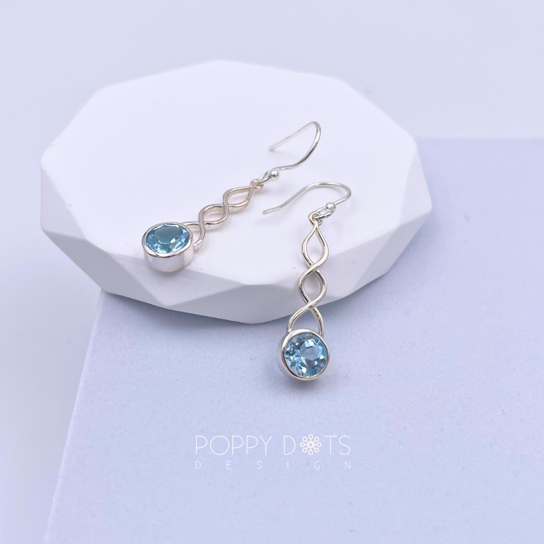 BLUE TOPAZ – Poppy Dots Design